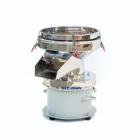 China Stainless Steel 450 Type Movable Vibration Filter Sieve Machine 380mm 0.18kw for Coconut Oil for sale
