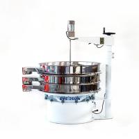 China SUS304 Fine Powder Brush Vibrating Screen Rotary Sieve 800mm 500kg per Hour for Sulfur Powder for sale
