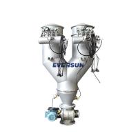 China PLC Controlled Twin Continuous Vacuum Conveyor System for Graphite Carbon Powder 600L/h for sale