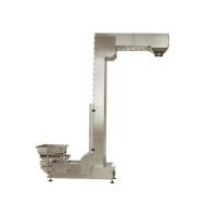 China PLC Controlled Z Type Chain Bucket Elevator 2t/h Capacity 0.1m³ Bucket Vertical Conveyor for sale