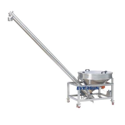 China Customized Inclined Screw Conveyor 2m3/h-12m3/h Stainless Steel 304 for sale