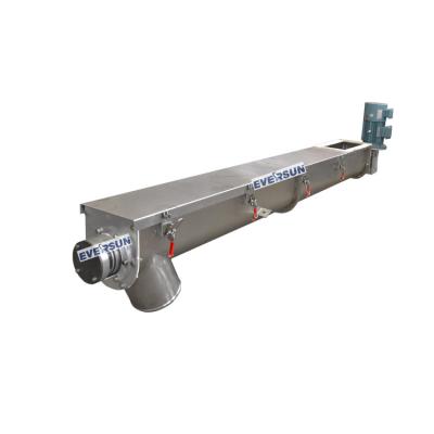 China EVERSUN Customized Auger Screw Conveyor for Powder Particles 2m3h to 12m3h Stainless Steel for sale