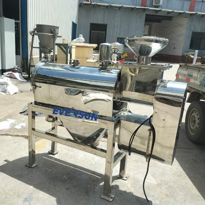 China Industrial Grade Stainless Steel 304 Horizontal Centrifugal Sifter 5-500 Mesh for sale