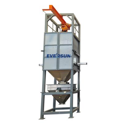 China Alumina Powder Big Bag Unloading Station 1-3T Lifting Capacity for Discharging Bags for sale