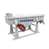 China EVERSUN DZSF Linear Vibrating Screen 0.02-20mm Double Vibration Motor Stainless Steel Frame for sale