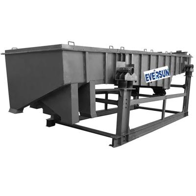 China EVERSUN DZSF Stainless Steel Square Linear Vibrating Separator 20mm Particle Size 32t/h Capacity for sale