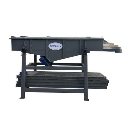 China Small Single Deck Linear Vibrating Screen 0.02-20mm for Coffee Beans Coal for sale