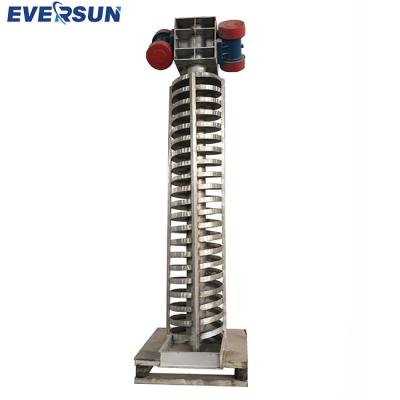 China Stainless Steel 304 Vertical Spiral Dry Elevator Conveyor for Cocoa Powder Cooling 0.12-3 t/h for sale