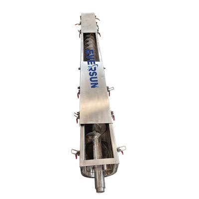 China Double-Shaft Screw Machine Spiral Conveyor Automatic U-Shaped Dragon Conveyor for sale