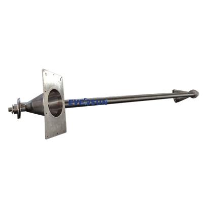 China Horizontal Double Spiral Screw Conveyor Rice Husk Screw Feeder 76mm Pipe 200-500kg/h for sale