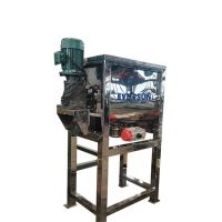 China 500kg Batch Ribbon Mixer Double Horizontal Helical Mixer for Cement Powder 5.5kW for sale