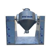 China Dust Controlled 50kg Double Cone Mixer Food Powder Blender 300L Capacity for sale