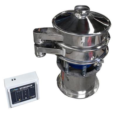 China 304/316L Carbon Steel Ultrasonic Vibrating Screen 1-5 Layers 0-10t/h Fine Screening for sale