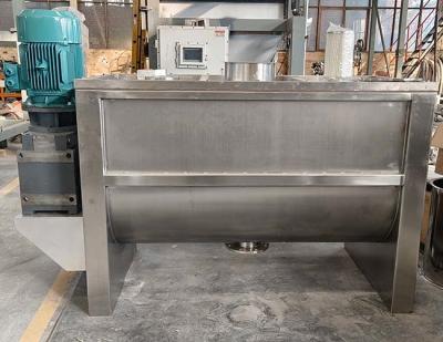 China Stainless Steel Screw Belt Feed Powder Pigment Particle Mixer 5.5-110kw 400-16000kg for sale