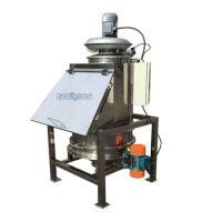 China Dust Free Bag Dump Station 800mm Screening Discharge Machine for Food Chemical Battery Materials for sale