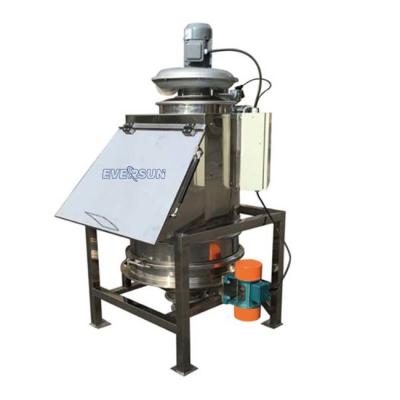 China Dust Free Bag Dump Station 800mm Screening Discharge Machine for Food Chemical Battery Materials for sale