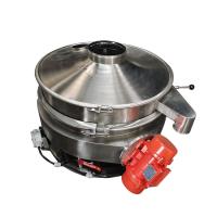 China Circular Vibrating Screen Sand Separator 304 Stainless Steel 1200mm Sieving Diameter Food Grade Particle Impurity Remover for sale