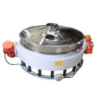 China 304 Stainless Steel Vibrating Sieve Food Grade Impurity Removal Direct Discharge Sieve 600mm for sale
