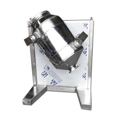 China Laboratory 3D Mixer with 5-2000L Capacity and 0-20 RPM Speed for Powder Blending for sale