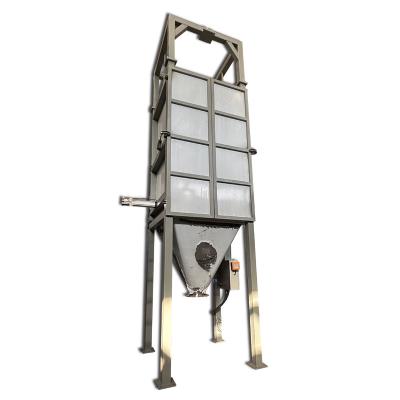 China Enclosed Tonnage Bag Dust-free Feeding Station 380V 50Hz Automatic Bag Breaking Machine for Powder for sale