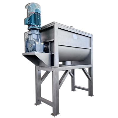 China Horizontal Screw Ribbon Mixer 300L to 20000L Stainless Steel Food Chemical Mixer for sale