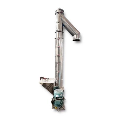 China Tubular Stainless Steel Spiral Conveyor Vertical Industrial Feeder 133mm 0.75-4KW for sale