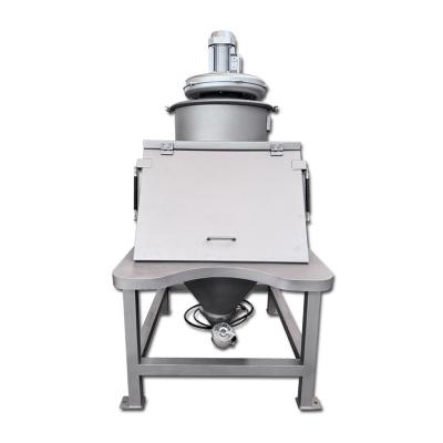 China 304 Stainless Steel Dust-Free Feeding Station for Chemical Food Powder Bag Conveyor 600mm for sale