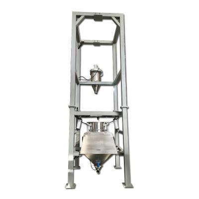 China Customized Stainless Steel Ton Bag Unpacking Machine 380V 50Hz for Lime Powder Conveying for sale