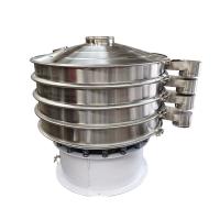 China Circular Stainless Steel Vibrating Screen for Bean Liquid Multi-layer Mesh Separation 600mm to 2000mm for sale