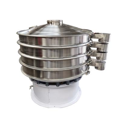 China Circular Stainless Steel Vibrating Screen for Bean Liquid Multi-layer Mesh Separation 600mm to 2000mm for sale