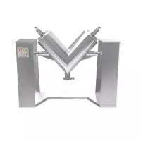 China Stainless Steel V-Shaped Mixer 5-1000L Custom Powder Particle Stirring Blender for sale