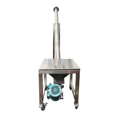 China Stainless Steel Spiral Feeding Machine Grain Flour Pellet Conveyor 133mm Tube for sale
