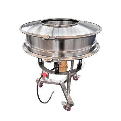 China High Frequency Vibrating Screen Stainless Steel Food Grade Slurry Screening 0.074mm for sale