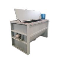 China Custom Stainless Steel Food Grade Dry Powder Screw Belt Mixer 1000L Horizontal Ribbon Blender for sale