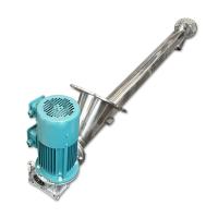 China Stainless Steel Screw Conveyor 133mm Tube Diameter 0.75-4KW for Powder Granule Material for sale
