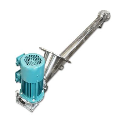 China Stainless Steel Screw Conveyor 133mm Tube Diameter 0.75-4KW for Powder Granule Material for sale