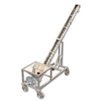 China Stainless Steel U-Shape Screw Conveyor 133mm Diameter for Cement Powder for sale