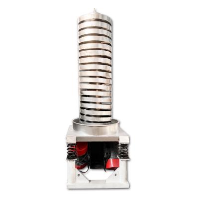 China Vertical Screw Elevator Feeder for Potassium Nitrate Rubber Particles 300mm Diameter 960 RPM for sale
