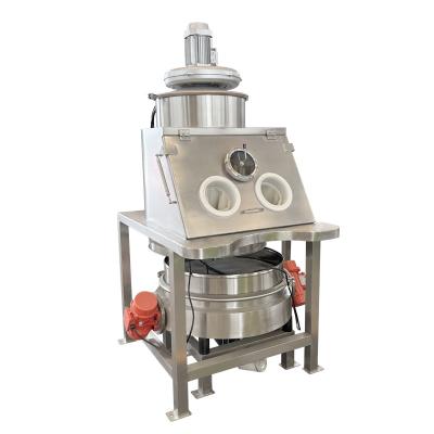 China Dust-Free Bulk Bag Unloader with Vibrating Screen Combo 600mm to 1200mm Feeding Port for sale