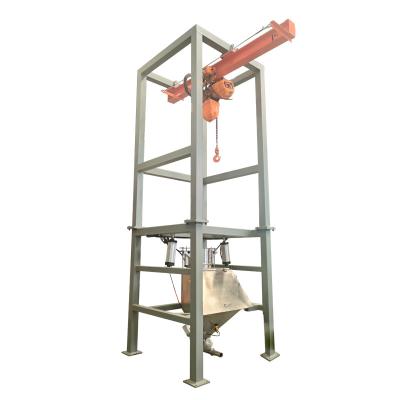 China Open Type Bulk Bag Unloader 380V for Chemical Raw Materials High Speed Feeding for sale
