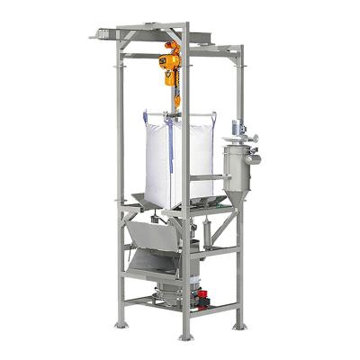 China Open Bulk Bag Unloader 380V 50Hz for Chemical Grain Building Material Industries for sale