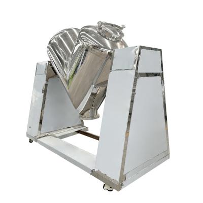 China Customized V-Shaped Stainless Steel Seasoning Mixer 30L to 3000L Large Scale Mixing Equipment for Food Chemical for sale