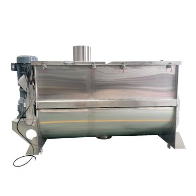 China Horizontal Trough Ribbon Blender Machine 300L to 20000L for Chemical Food Building Material Industries for sale