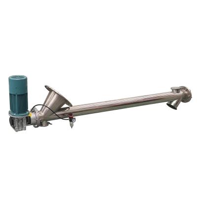 China Horizontal Inclined Auger Screw Conveyor 133mm Diameter 0.75-4KW for Grain Chemical Building Materials for sale