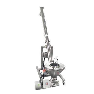 China Stainless Steel Screw Conveyor 133mm Diameter Adjustable Speed Granular Powder Feeder for sale