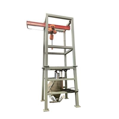 China Gravity Unloading and Vibration-Assisted Bulk Bag Unloader for Chemical and Building Materials for sale