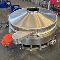 China Continuous Screening Machine for Granular Feed Food Grade Stainless Steel Straight Through Screen 600mm for sale
