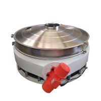 China Stainless Steel Direct Flow Sieve 0.12-0.25kw Vibration Motor Screening Machine for Fertilizer Granules for sale