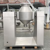 China Stainless Steel Double Cone Blender 100-1500L Capacity 12-15 RPM Adjustable Speed for Batch Production for sale