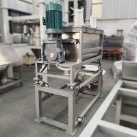 China Industrial Ribbon Blender Spiral Mixer 1000L 11kw for Powder Granule High Viscosity Mixing for sale